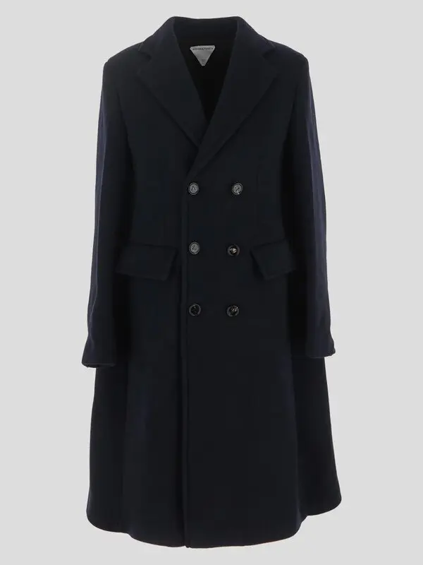 Bottega Veneta Double-breasted Cape Coat