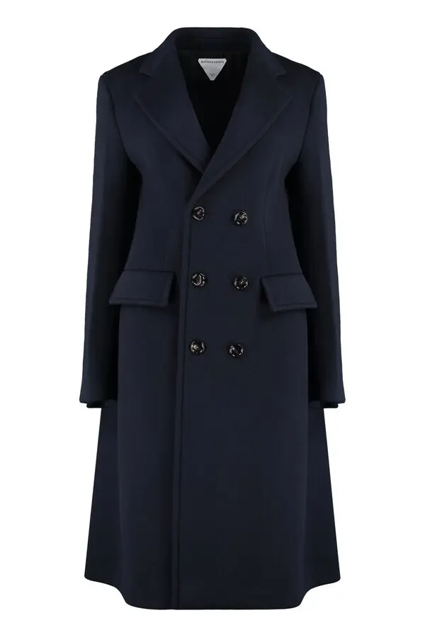 Bottega Veneta Double-breasted Cape Coat