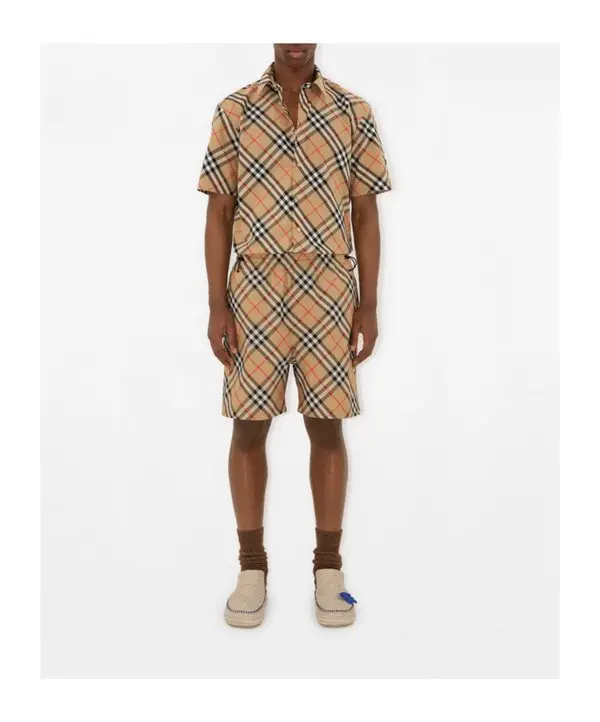 Burberry Short Sleeved Checked Shirt