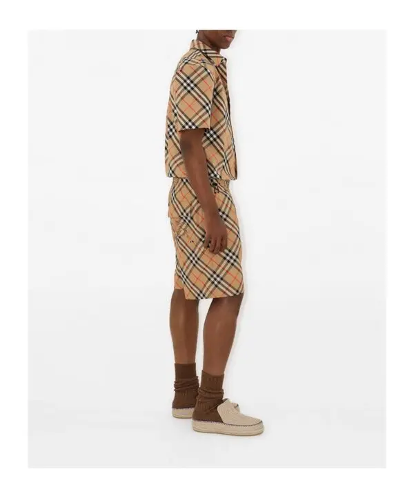 Burberry Short Sleeved Checked Shirt