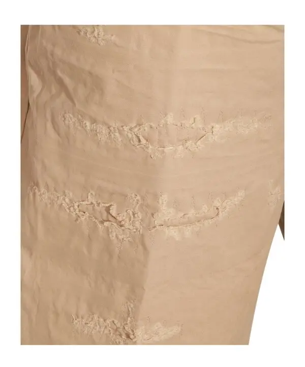 Dsquared2 Distressed Straight-leg Pants - Beige