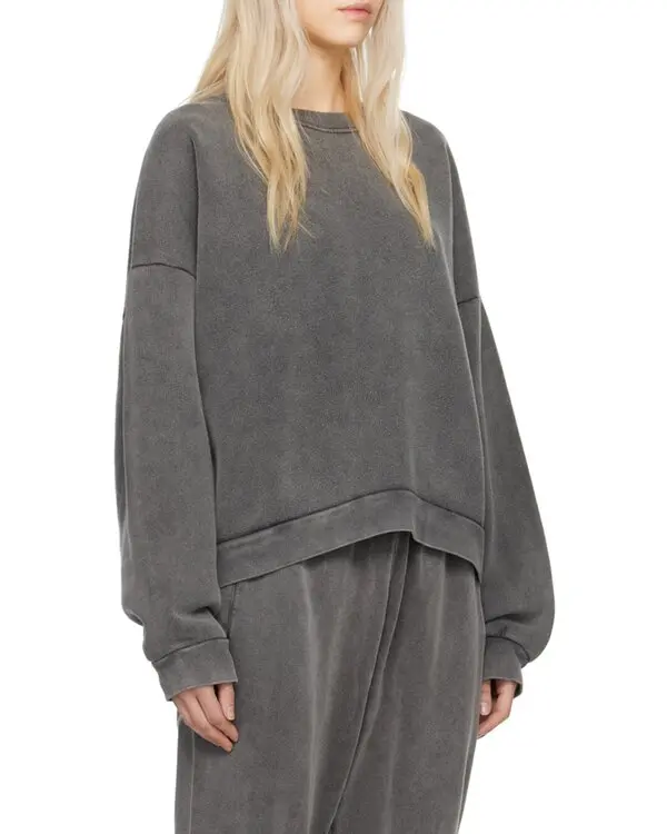 Acne Studios Logo Patch Crewneck Sweatshirt