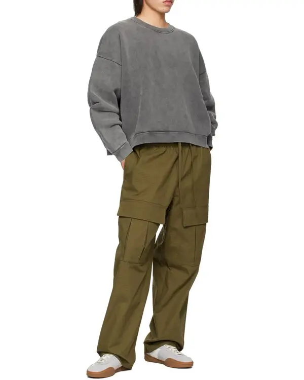 Acne Studios Logo Patch Crewneck Sweatshirt
