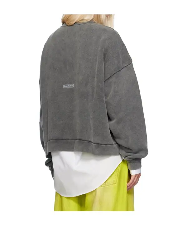 Acne Studios Logo Patch Crewneck Sweatshirt