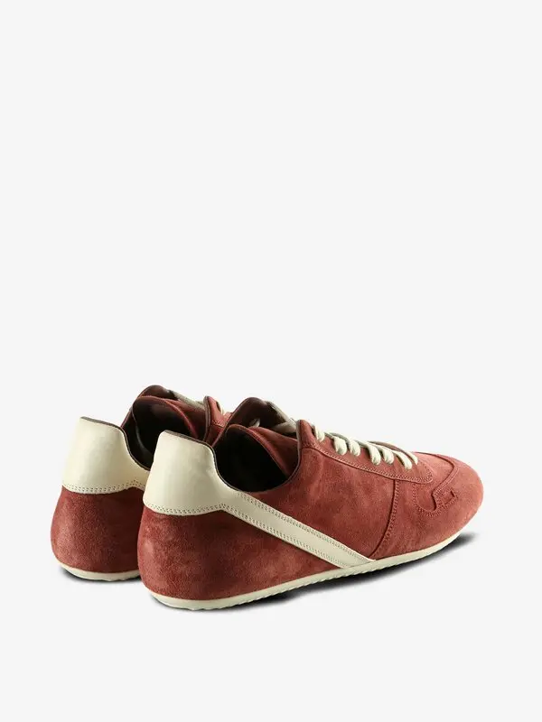 Rick Owens Suede Low-top Sneakers - Brown