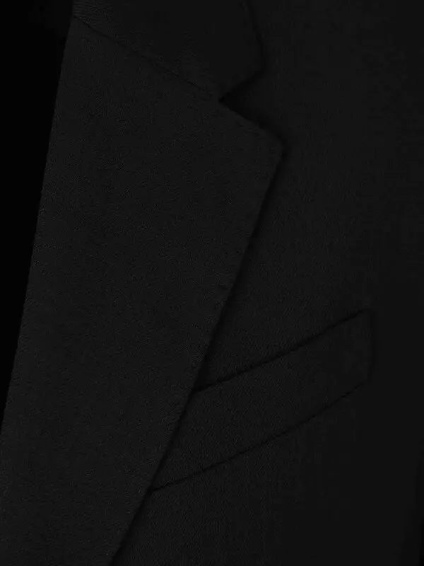 Ami Gabardine Blazer - Black