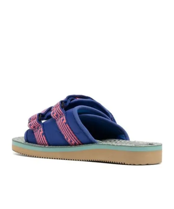 Suicoke Moto Logo Patch Touch-strap Sandals - Multicolor