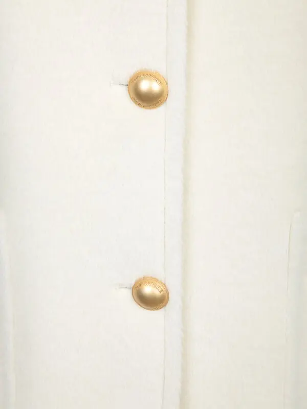 Tagliatore Golden Button Alpaca Coat