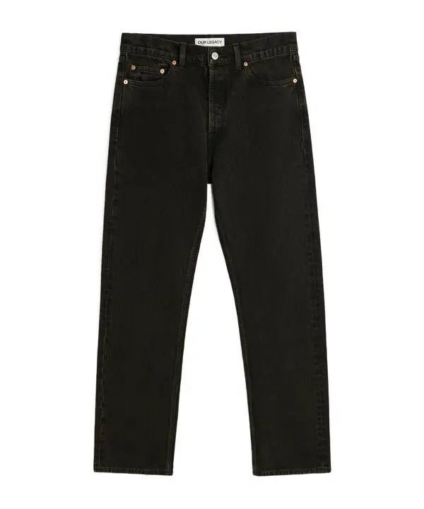 Our Legacy First Cut Twill Jeans - Black