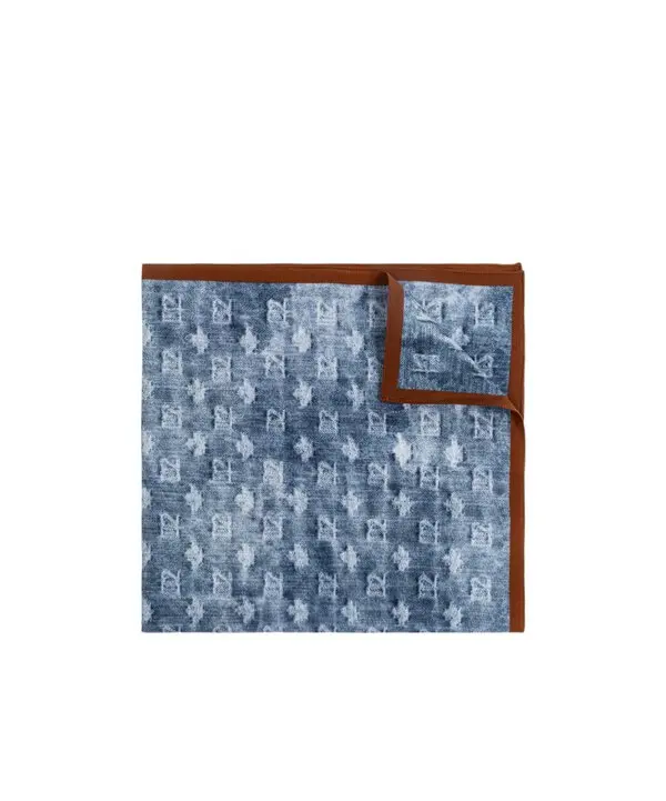 Dsquared2 Monogram Distressed Foulard - Blue