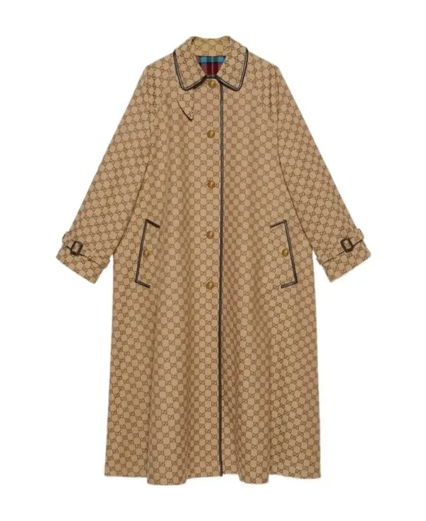 Gucci Reversible Gg Plaid Coat