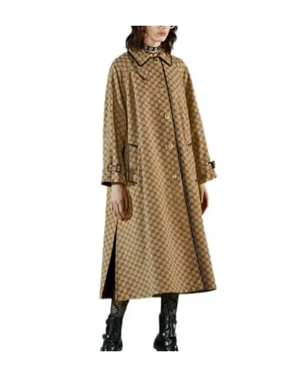 Gucci Reversible Gg Plaid Coat