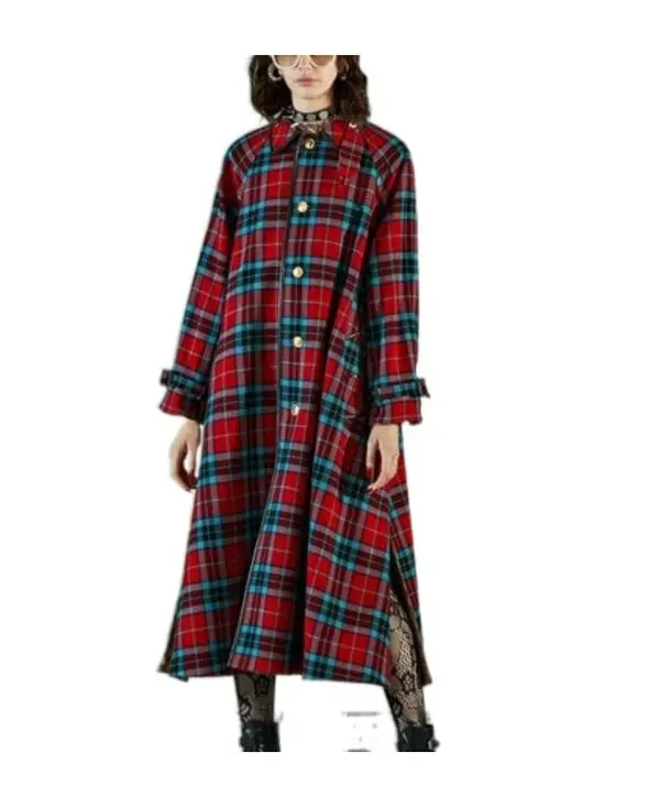 Gucci Reversible Gg Plaid Coat