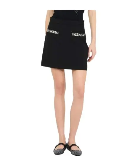 Liu Jo Crystal-embellished Mini Skirt
