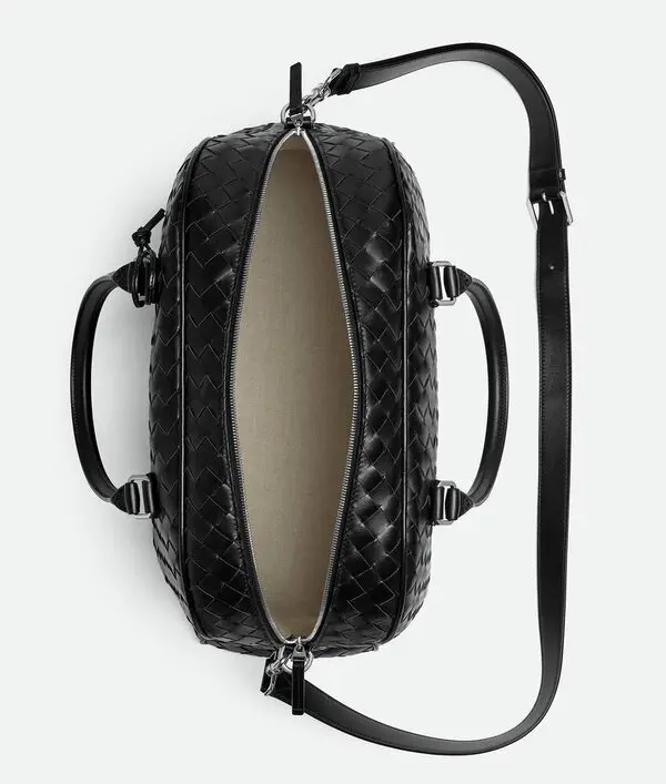 Bottega Veneta Getaway 24 Ore Woven Travel Bag