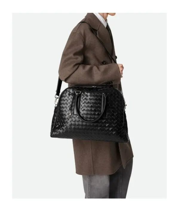 Bottega Veneta Getaway 24 Ore Woven Travel Bag