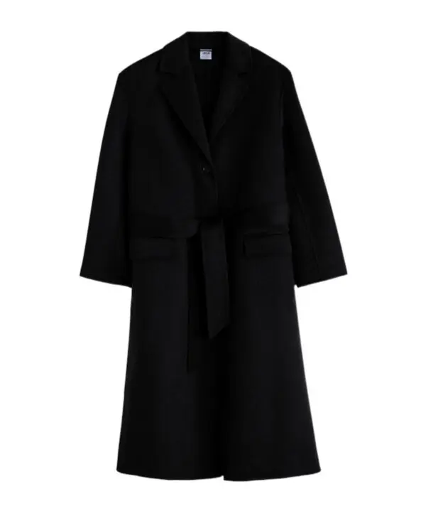 Aspesi Belted Long Sleeve Coat