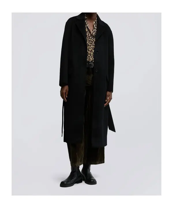 Aspesi Belted Long Sleeve Coat