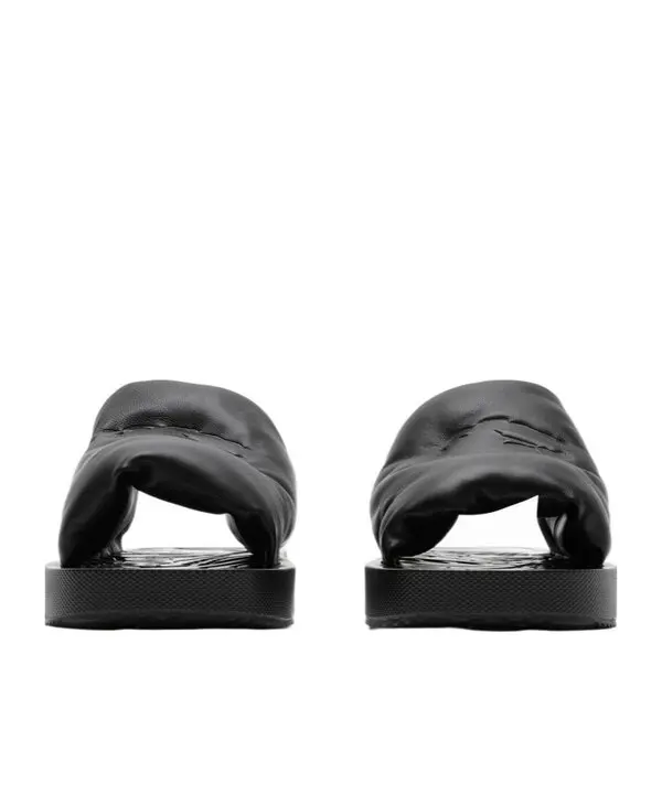 Burberry Embossed Slab Slip-on Slides