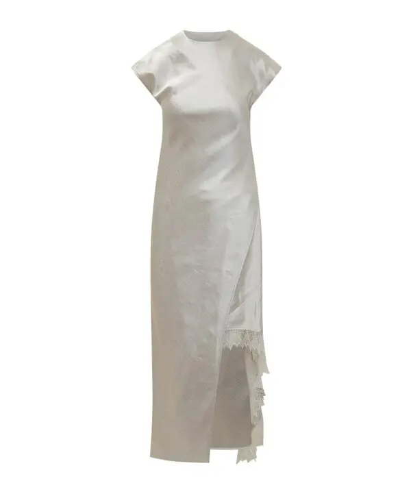 J.W.ANDERSON Asymmetric Crewneck Maxi Dress