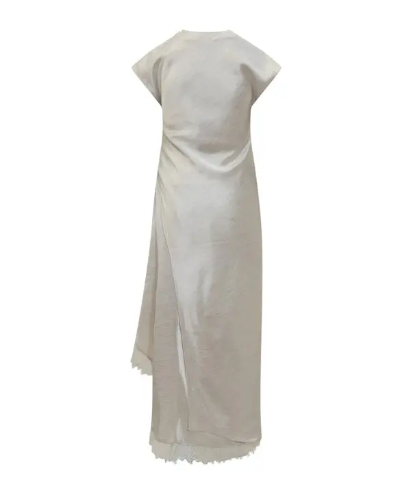 J.W.ANDERSON Asymmetric Crewneck Maxi Dress
