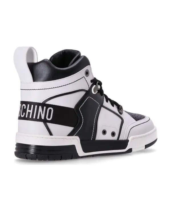 Moschino High Top Logo Sneakers