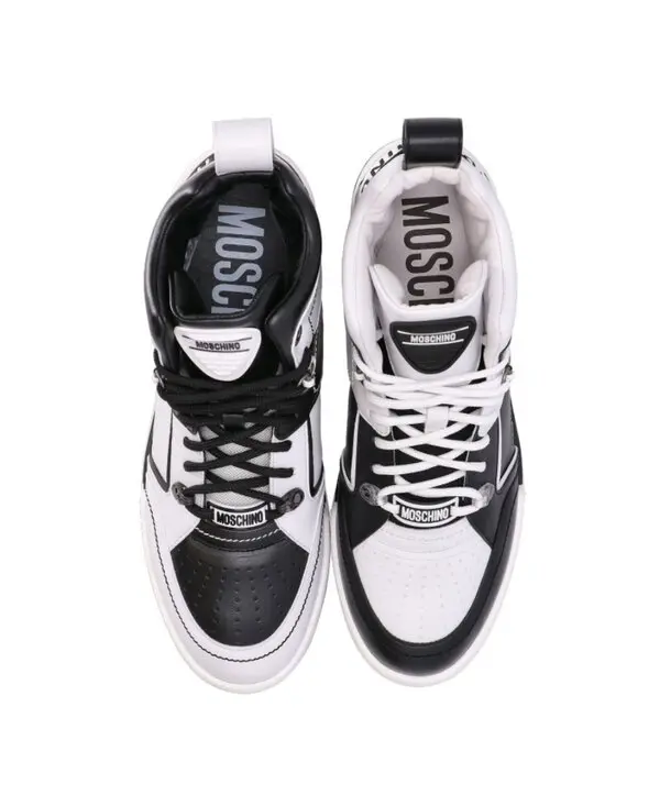 Moschino High Top Logo Sneakers