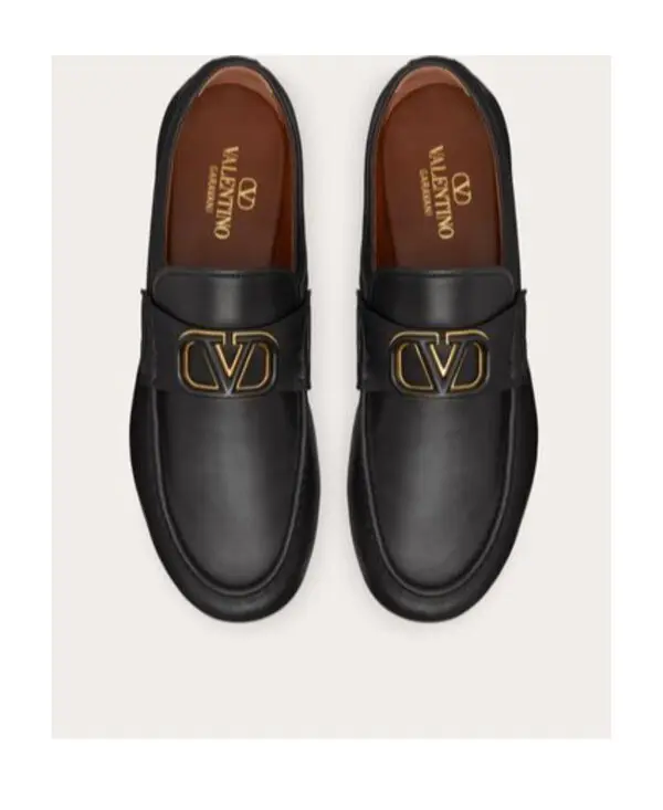 Valentino Garavani Vlogo Signature Slip-on Loafers