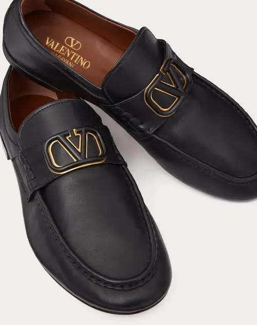 Valentino Garavani Vlogo Signature Slip-on Loafers