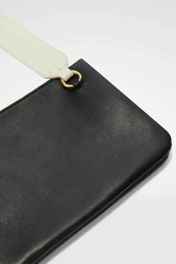 JIL SANDER Link Lg Crossbody Bag - Black