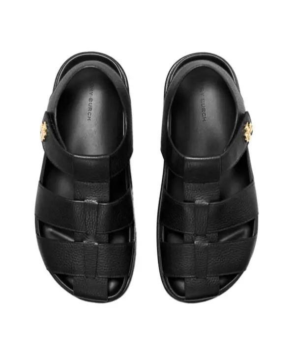 Tory Burch Kira Sport Fisherman Sandals - Black