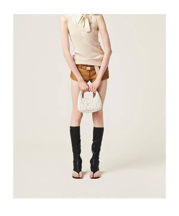Miu Miu Matelassé Zipped Handbag