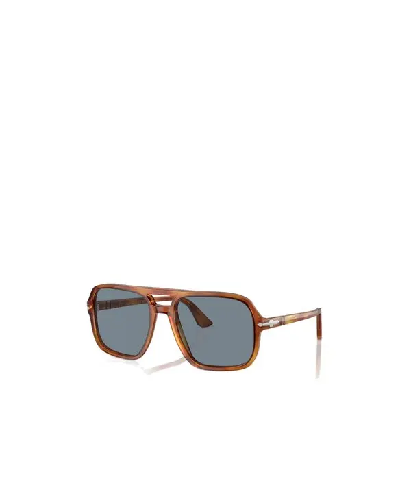 Persol Geometric Aviator Sunglasses - Gray