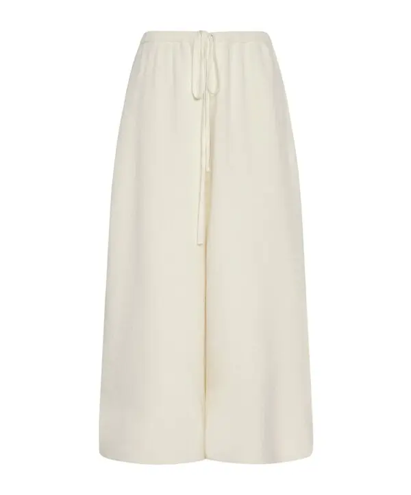 THE ROW Wide-leg Cashmere Pants