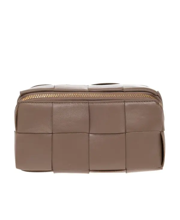 Bottega Veneta Cassette Beauty Case - Brown