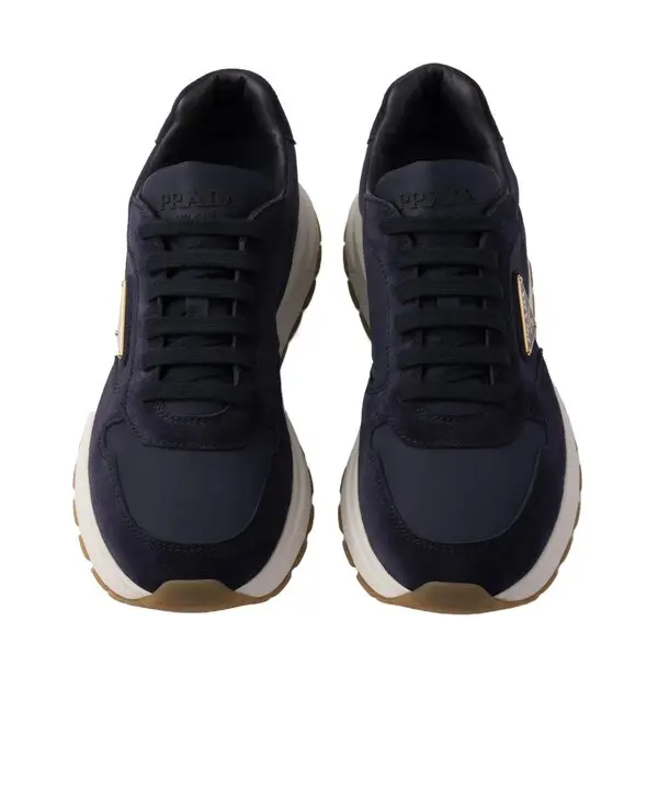 Prada Re-nylon Prax 1 Lace-up Sneakers - Blue