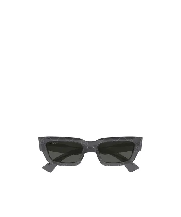 Gucci Rectangular Frame Sunglasses - Black