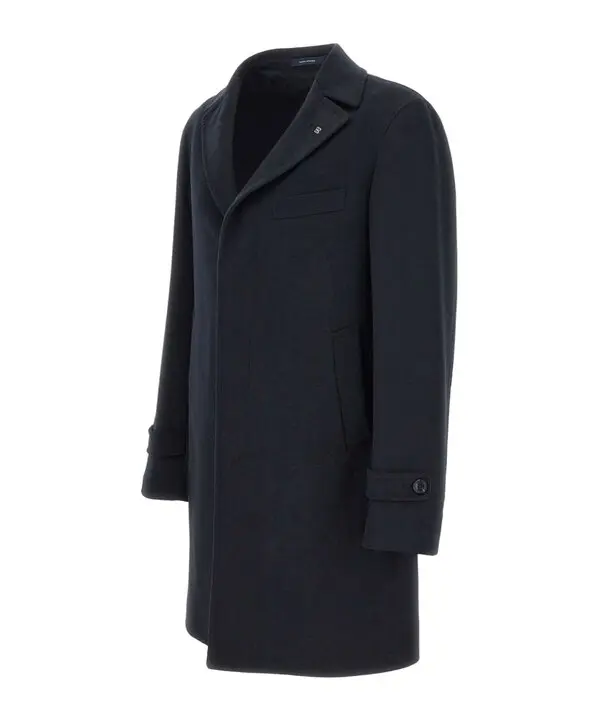 Tagliatore Thomas Single-breasted Coat - Black