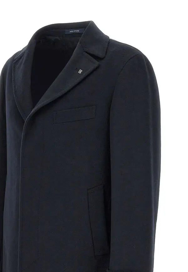 Tagliatore Thomas Single-breasted Coat - Black