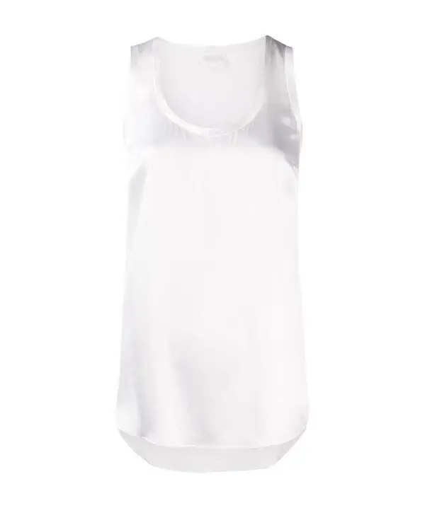 Brunello Cucinelli Plain Crew-neck Sleeveless Tank Top - No