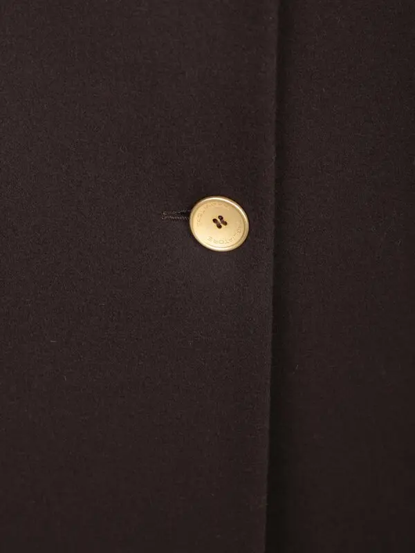 Tagliatore Amanda Notched Lapel Coat - Brown