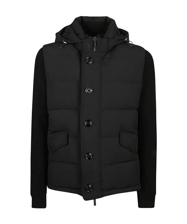 MOORER Long-sleeved Hooded Jacket