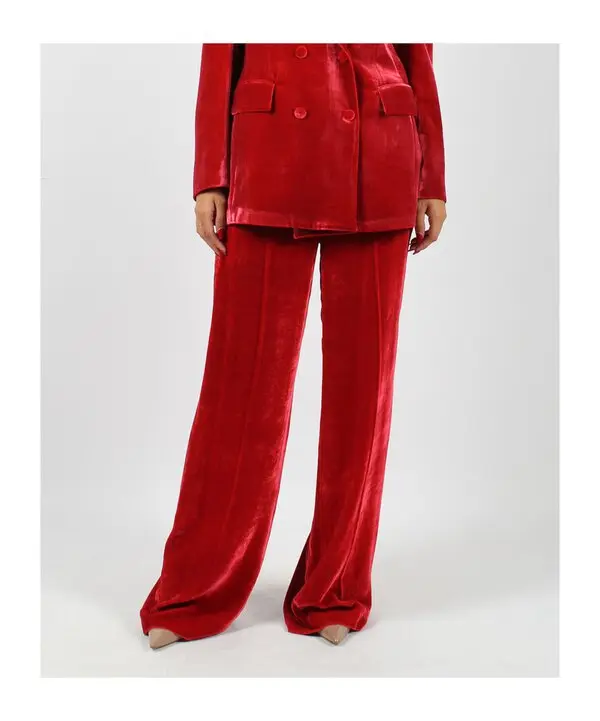 P.a.r.o.s.h Straight-leg Velvet Pants