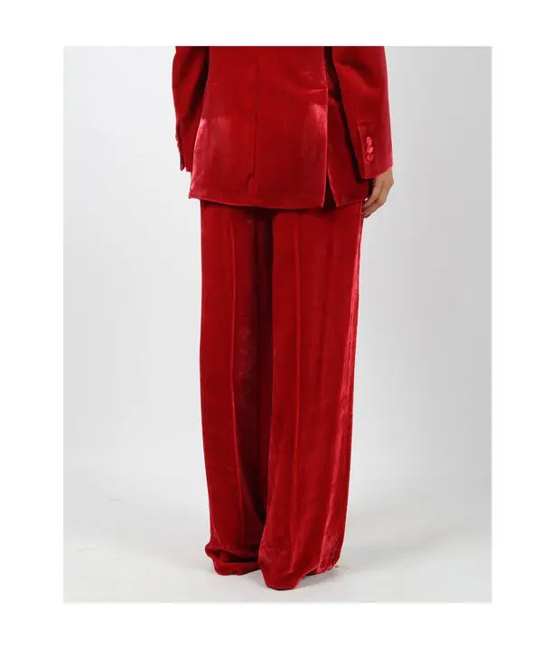 P.a.r.o.s.h Straight-leg Velvet Pants
