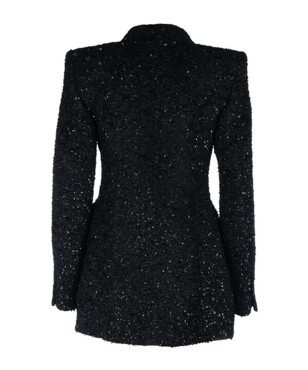 Balenciaga Tweed Button-up Jacket