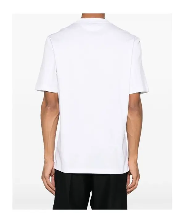 Brunello Cucinelli Logo Printed Crewneck T-shirt