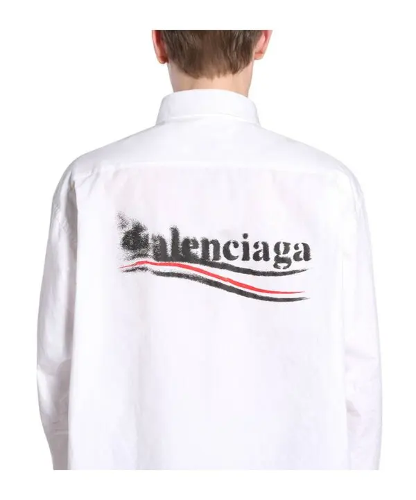 Balenciaga Political Stencil Large Fit Shirt