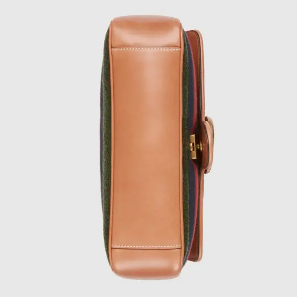 Gucci Gg Marmont Striped Shoulder Bag