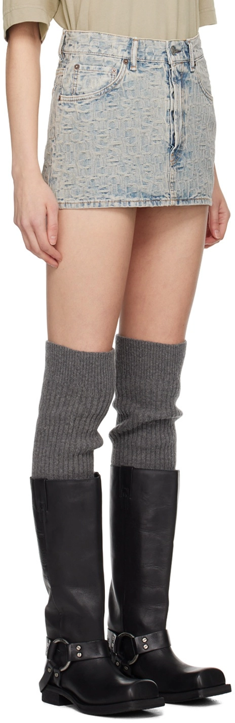 Acne Studios Logo Patch Low-waisted Mini Skirt