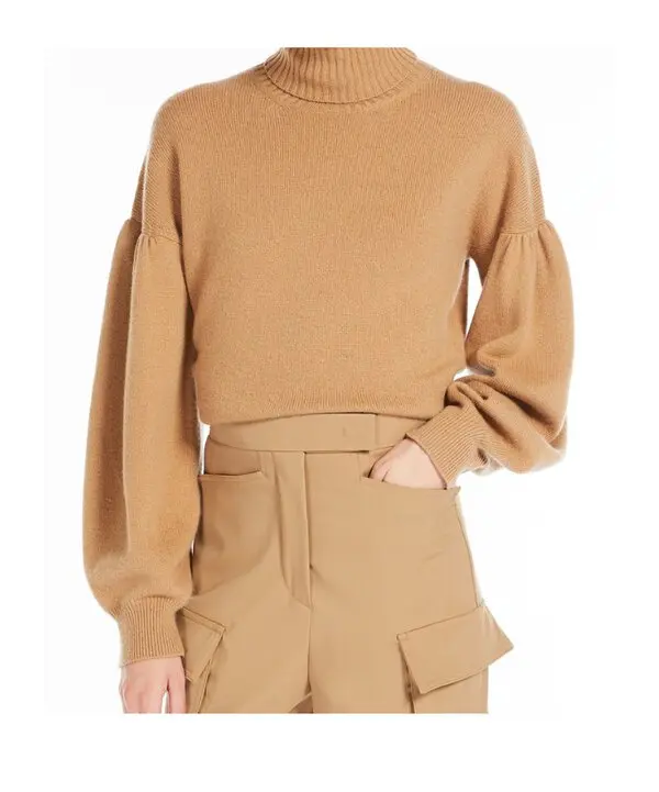 Max Mara Balloon Sleeve Turtleneck Jumper